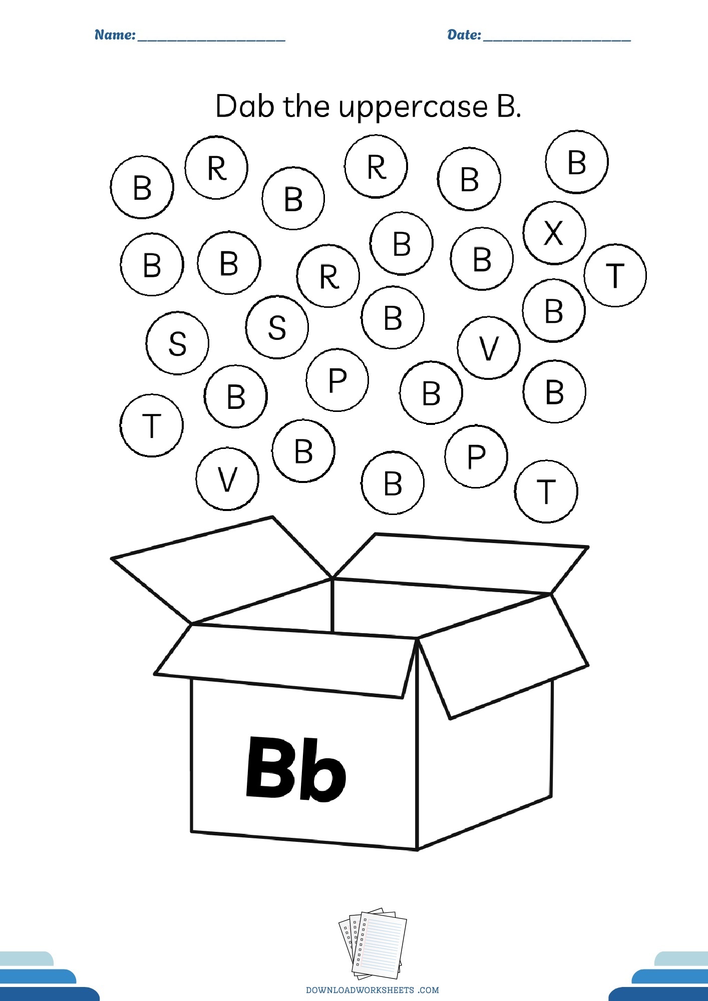 Simple Alphabets Tracing – Download Worksheets